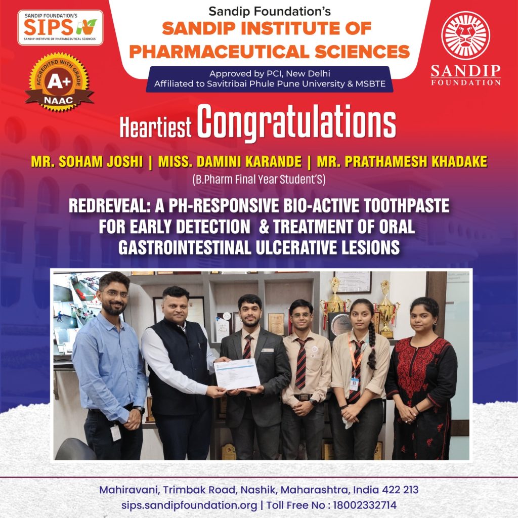 Students Achievements - Top Pharmacy Colleges in Nashik, Maharashtra, India